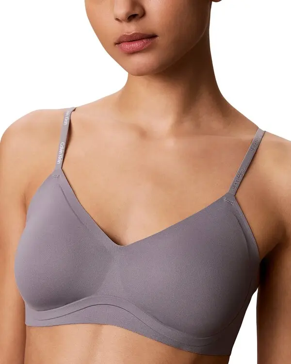 Calvin Klein Gel Wire Bralette - Quicksilver