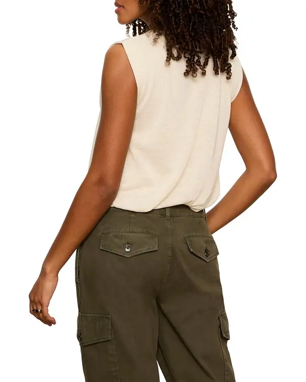 Sanctuary Quinn Knit Bubble Top - Bone