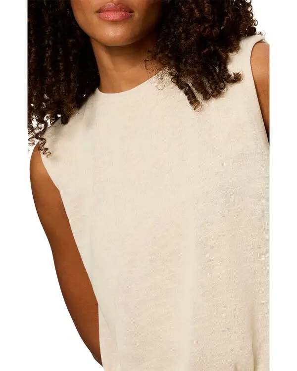 Sanctuary Quinn Knit Bubble Top - Bone