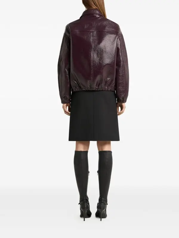 COURREGES Vinyl Bomber Jacket