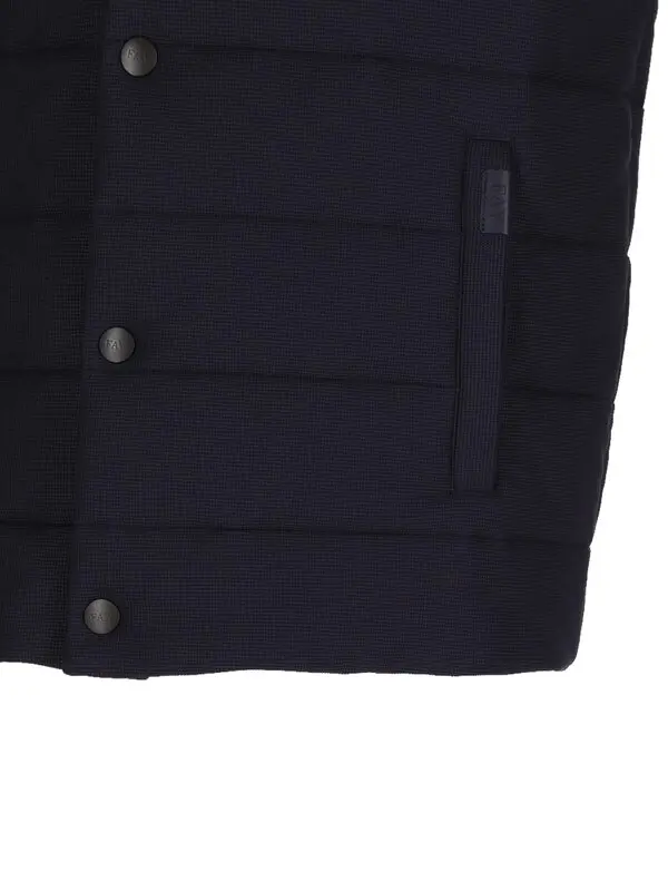 FAY Gilet In Jersey Tecnico Trapuntato