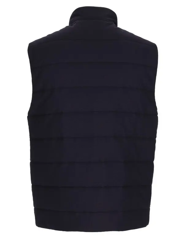 FAY Gilet In Jersey Tecnico Trapuntato