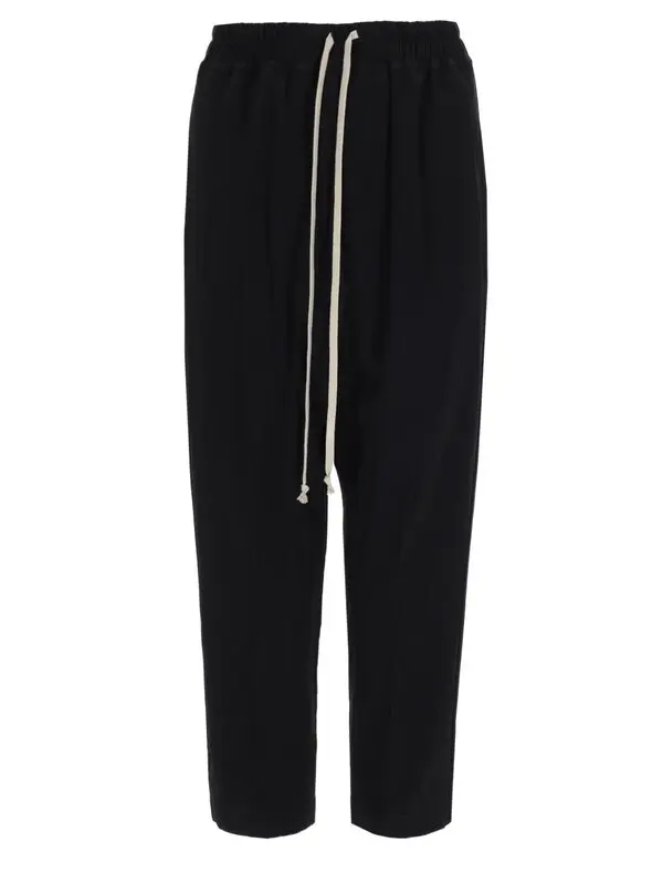 Rick Owens Pantalone "drawstring Astaires" Cropped
