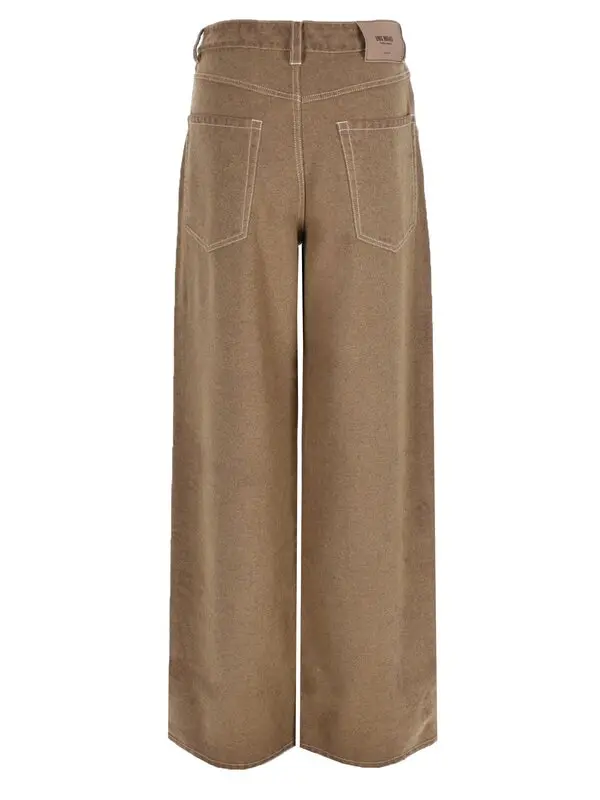 UMA WANG Wide-leg Jeans - Beige