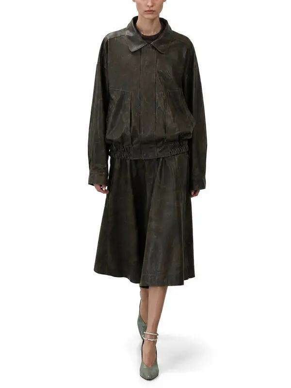 ALYSI Bomber In Pelle