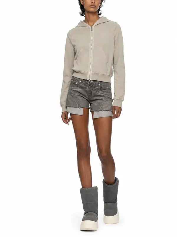 Rick Owens Lana Cut Offs Denim Shorts