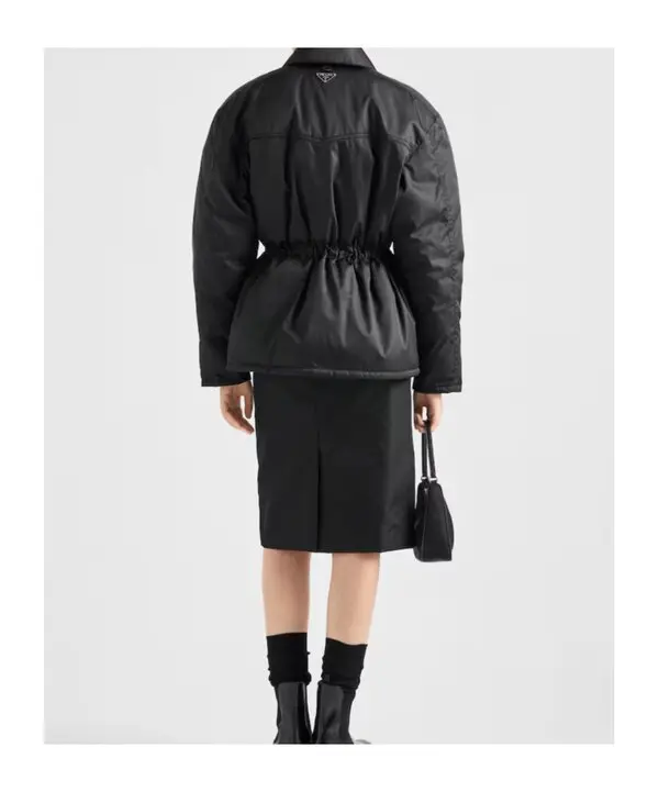 Prada Drawstring Buttoned Down Jacket