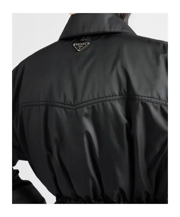 Prada Drawstring Buttoned Down Jacket