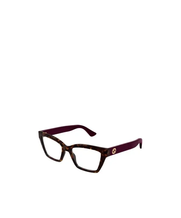 Gucci Gg1715o Rectangular Glasses And Frames - Brown