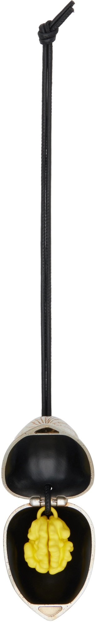 J.W.ANDERSON Jw Anderson Walnut Charm Keyring
