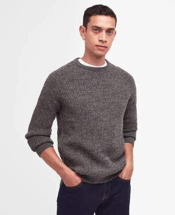 Barbour Logo-patch Crewneck Jumper