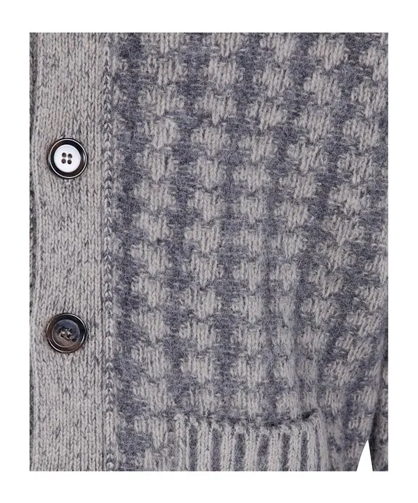 Aspesi Ribbed V-neck Knit Top