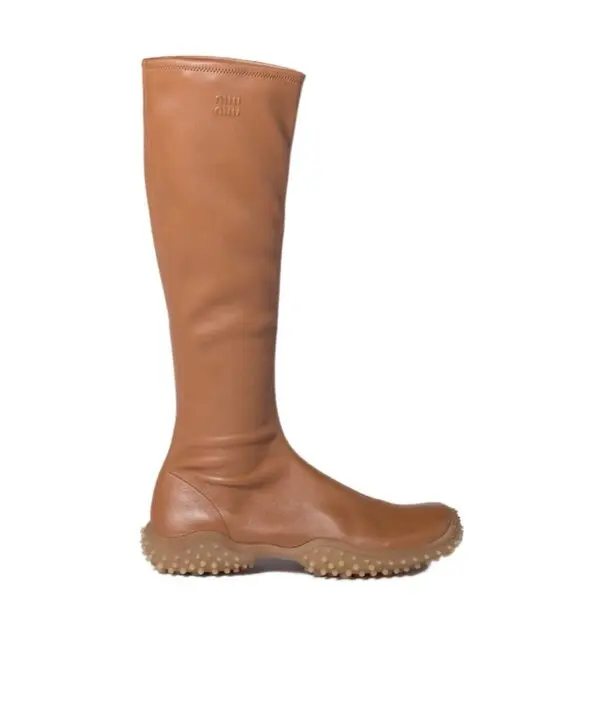 Miu Miu Logo Boots