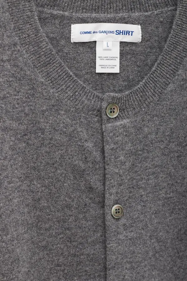 Comme Des Garçons Round-neck Knit Cardigan