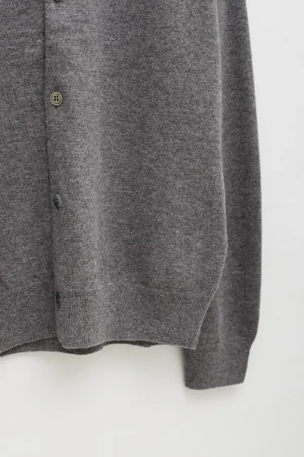 Comme Des Garçons Round-neck Knit Cardigan