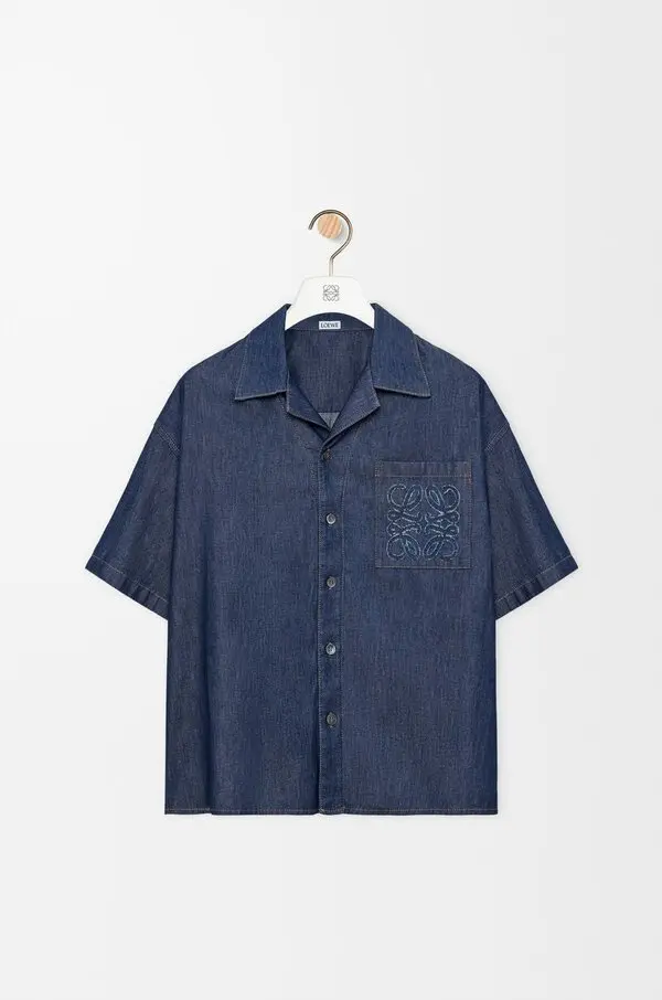 Loewe Short-sleeve Shirt - Denimblue