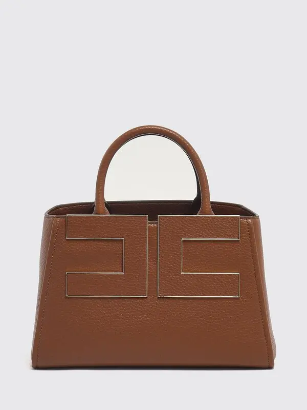 Elisabetta Franchi Flared Tote Bag - Brown