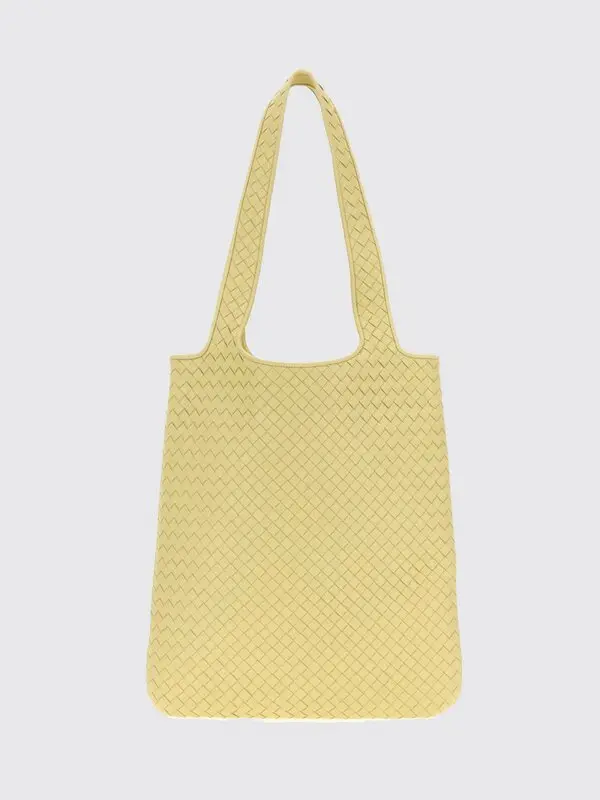 Bottega Veneta Veneto Intrecciato Nappa Leather Tote Bag - Yellow