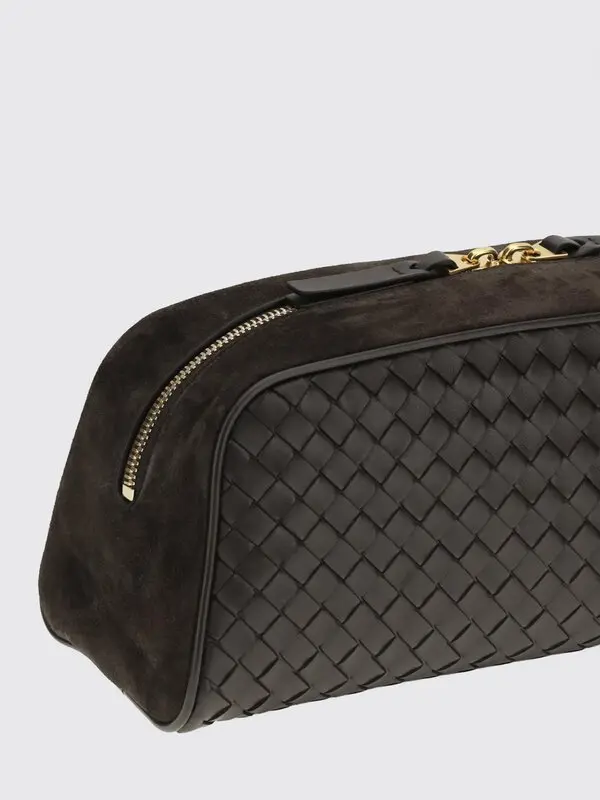 Bottega Veneta Intrecciato Clutch - Coffee