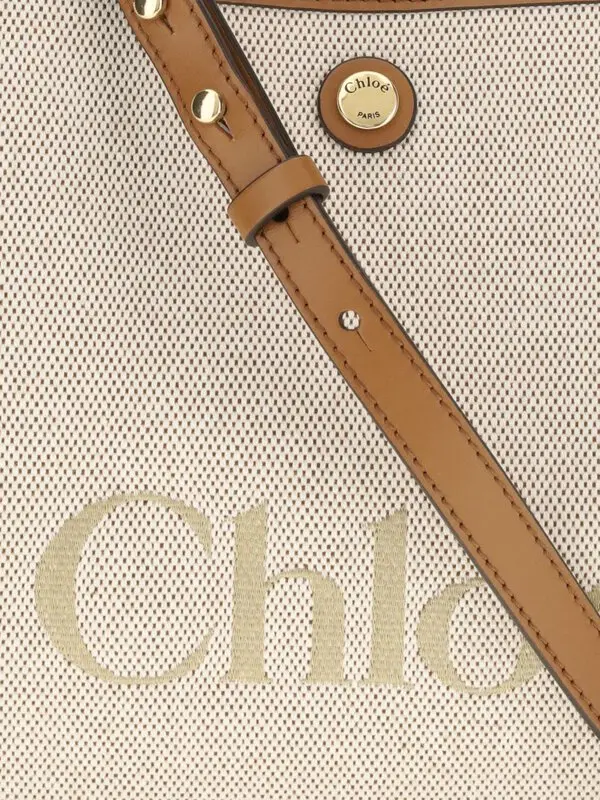 Chloé Small Canvas Handbag - Beige