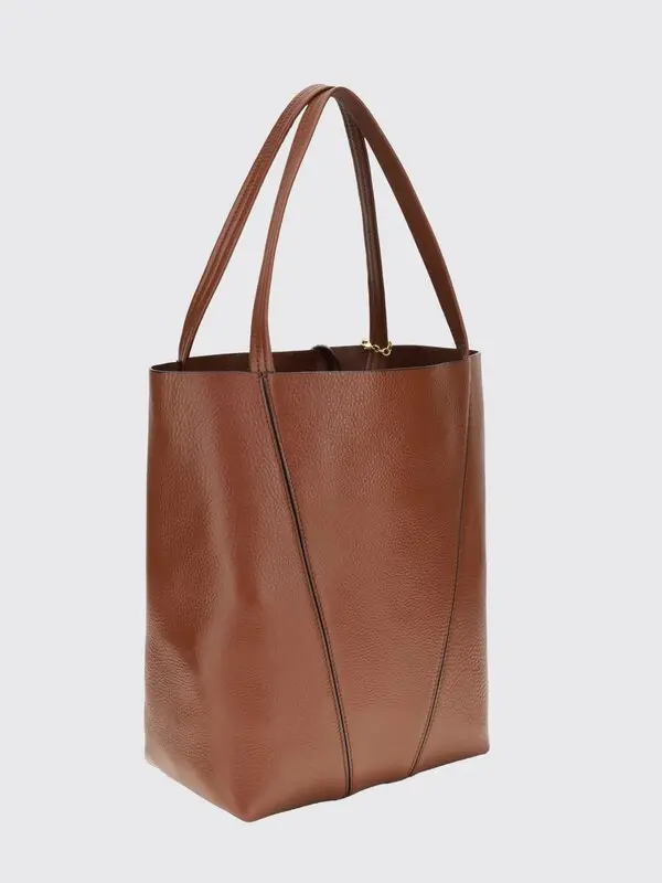 Chloé Grained Calfskin Tote Bag - Brown