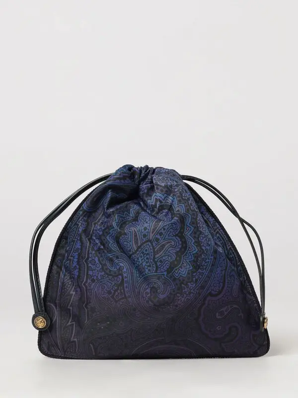 Etro Mini Nylon Bucket Bag - Blue