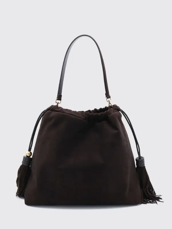 Etro Suede Shoulder Bag - Brown