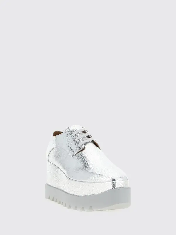 Stella McCartney Metallic Lace Up Sneakers