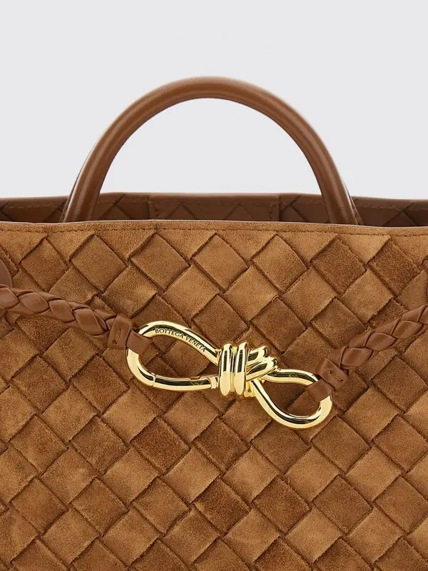 Bottega Veneta Andiamo Handbag - Camel