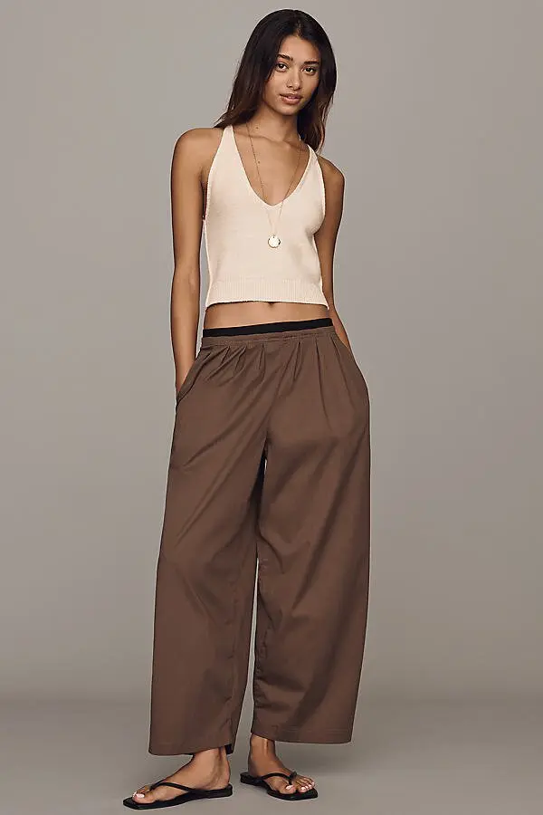 Anthropologie Barrel Trouser Pants