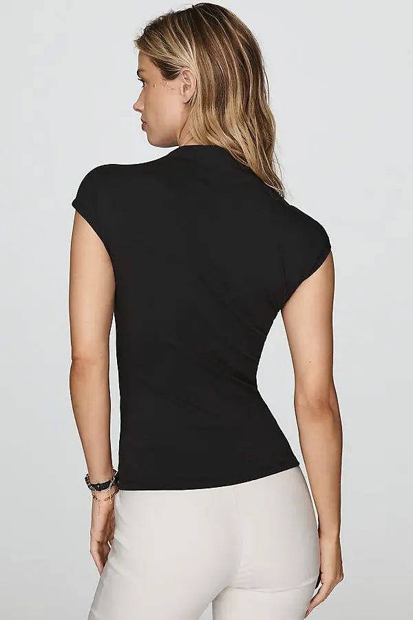 PILCRO Mock-neck Top