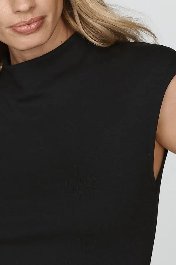PILCRO Mock-neck Top