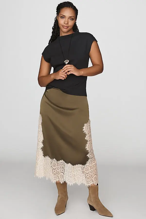PILCRO Mock-neck Top
