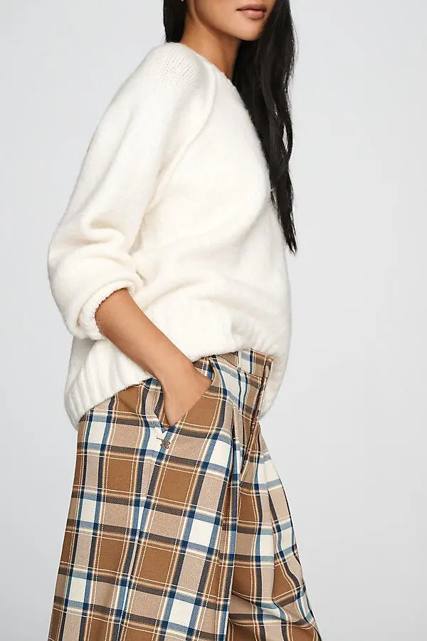 Maeve Avery Wide-leg Trousers Pants