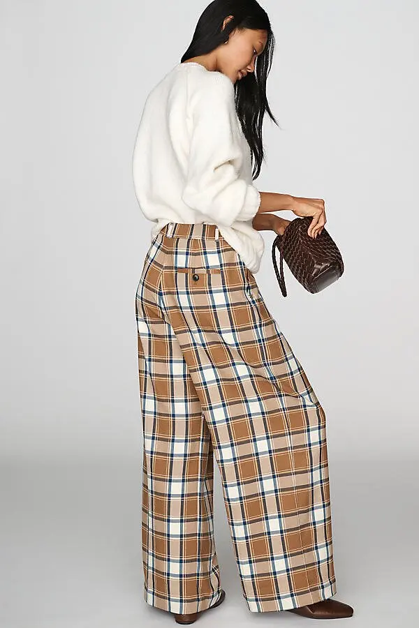 Maeve Avery Wide-leg Trousers Pants