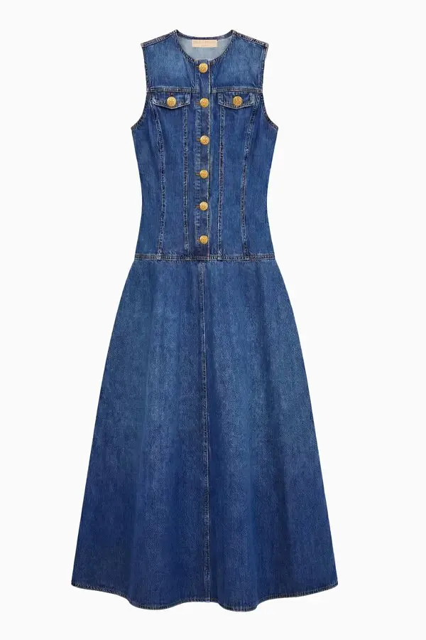 Ulla Johnson The Odella Denim Dress - Nile