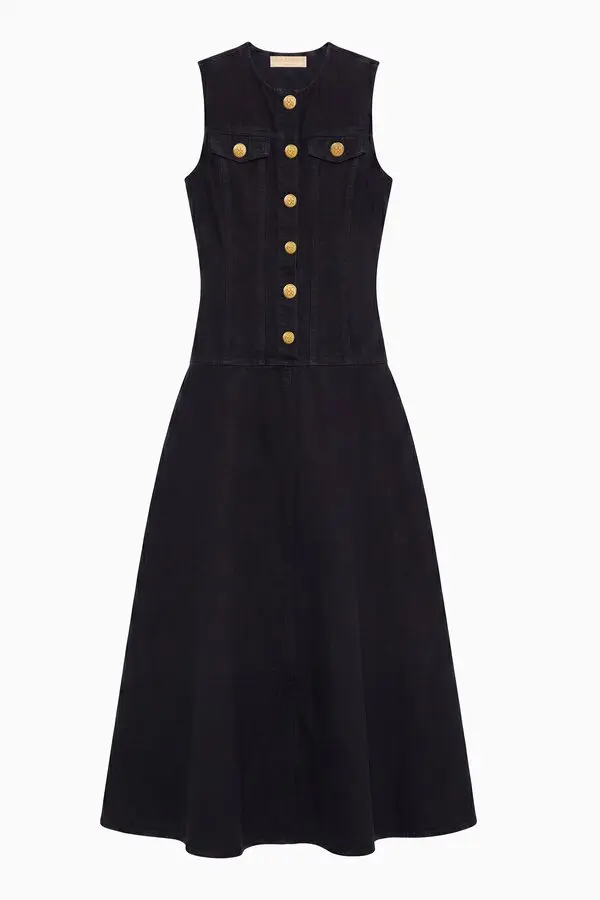 Ulla Johnson The Odella Denim Dress - Noir