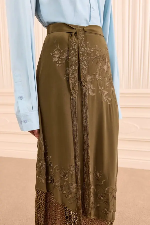 Ulla Johnson Avi Scarf - Malachite