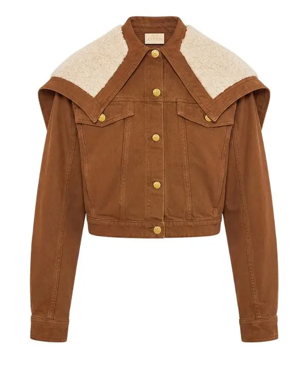 Ulla Johnson The Sybil Denim Jacket - Umber