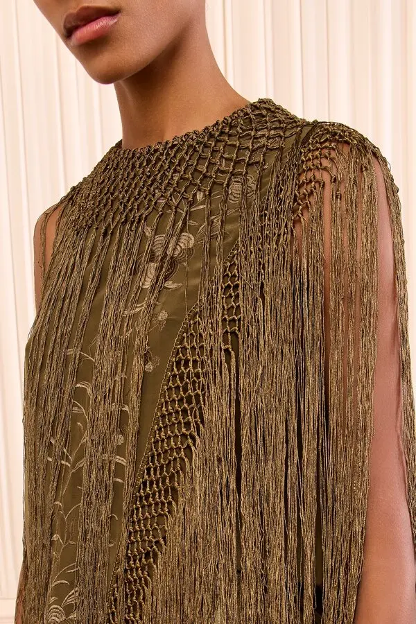 Ulla Johnson Willa Silk Fringe Top