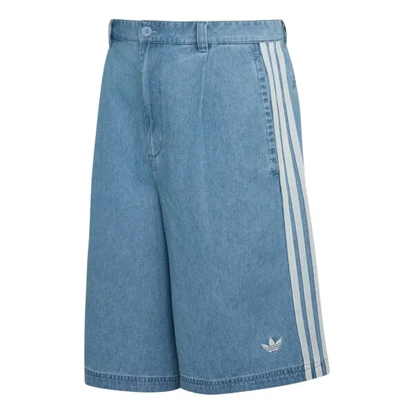 Adidas Denim Chino Shorts Asia Sizing - Light Blue