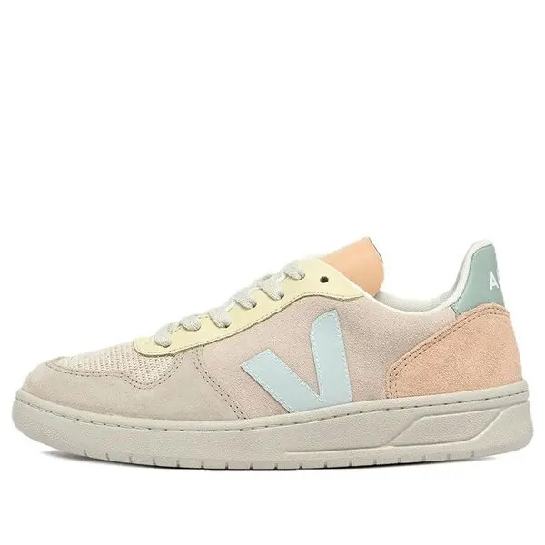 VEJA V-10 Suede 'sable Menthol-multico - Sable/menthol-multico