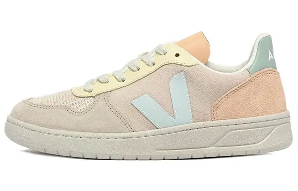 VEJA V-10 Suede 'sable Menthol-multico