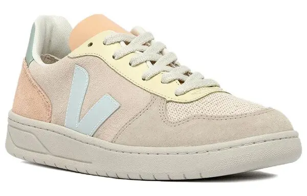 VEJA V-10 Suede 'sable Menthol-multico