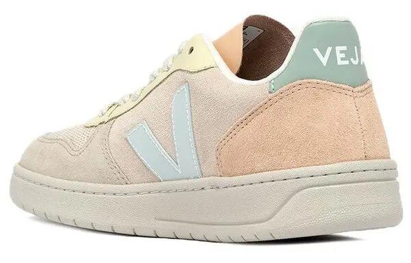 VEJA V-10 Suede 'sable Menthol-multico