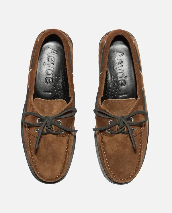 AeydĒ Harris Cow Suede Leather Tobacco