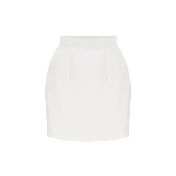 ÚCHÈ Snake Print Mini Skirt