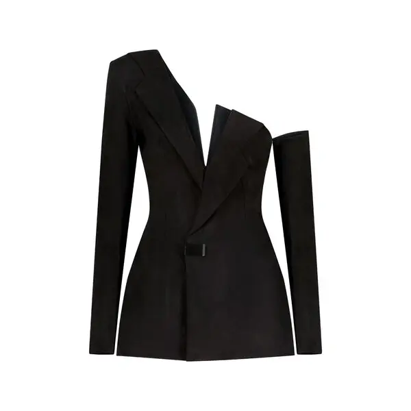 ÚCHÈ Asymmetrical Blazer Jacket