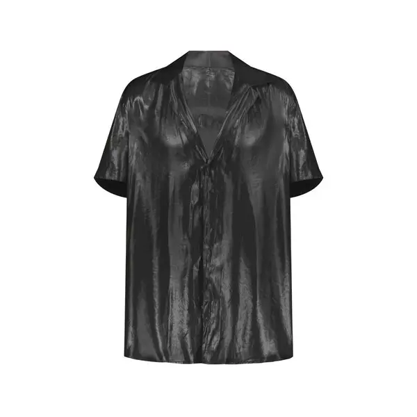 ÚCHÈ Satin Short Sleeve Shirt