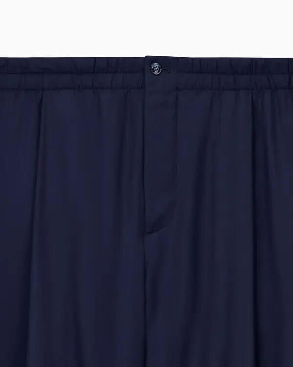 Giorgio Armani Trousers Regular Fit In Lightweight Cashmere Twill